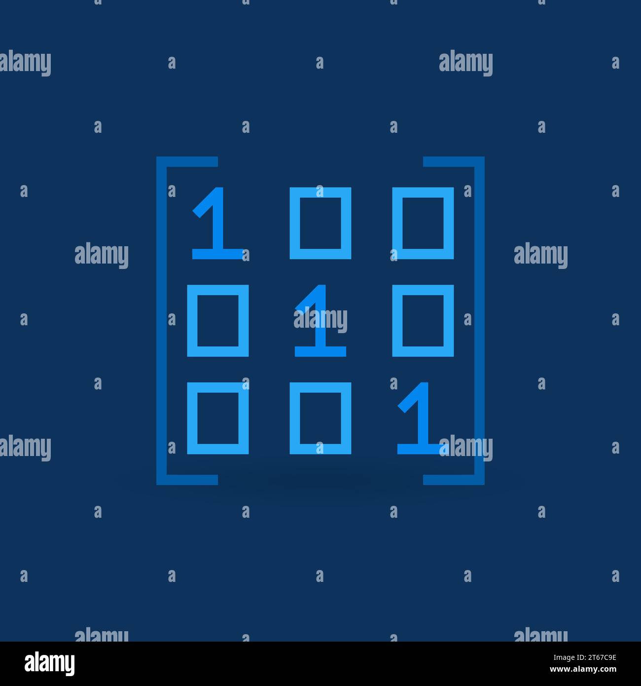 Row one column Stock Vector Images - Alamy