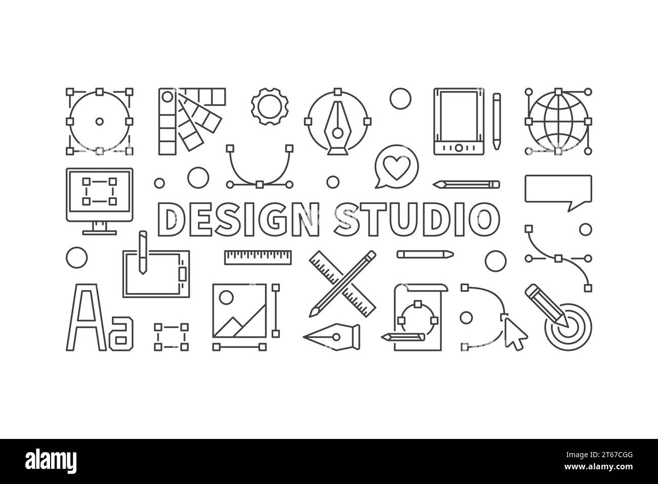 Typography editing template Black and White Stock Photos & Images - Alamy