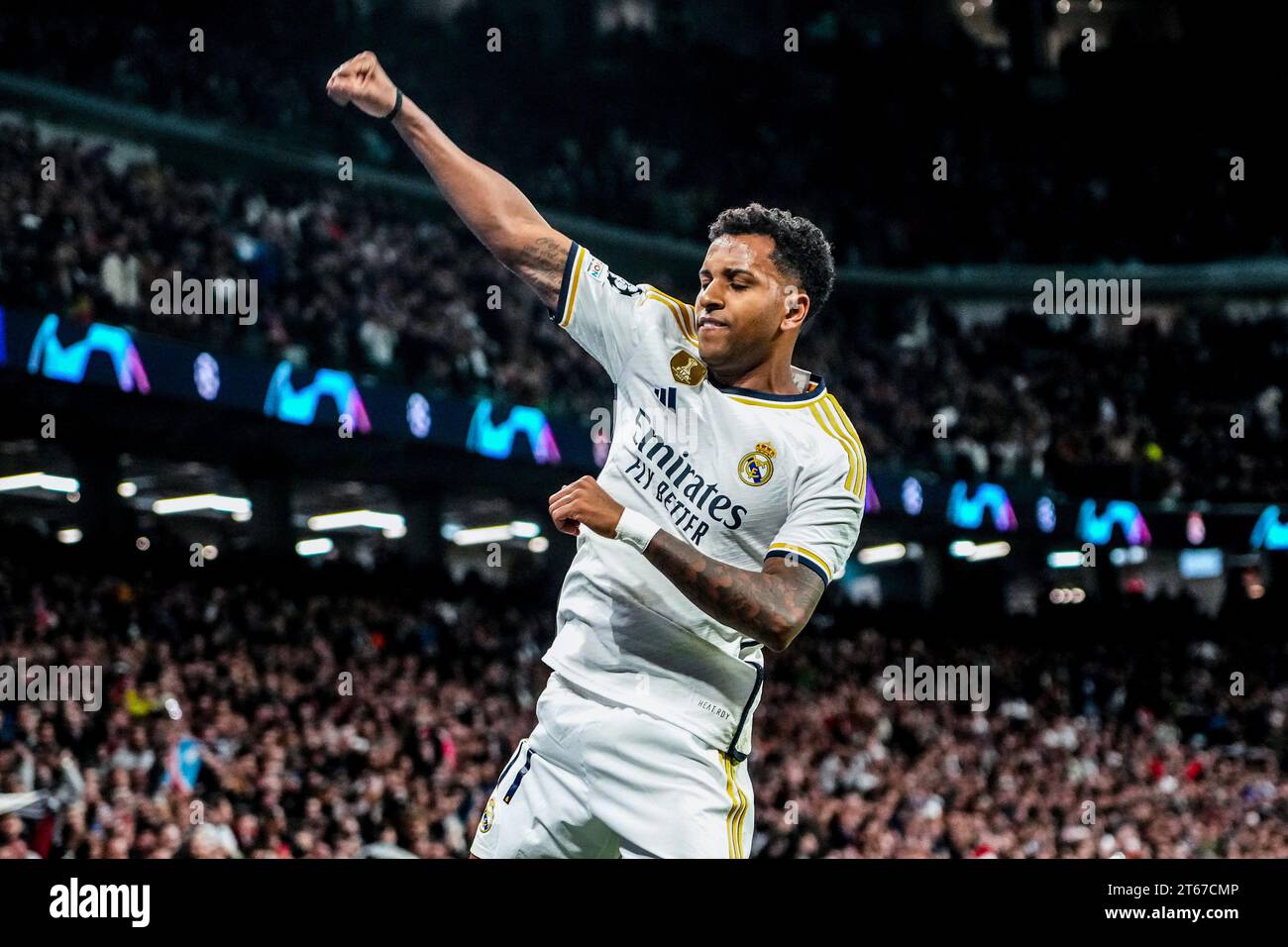 Madrid, Spain. 09th Nov, 2023. Rodrygo Goes of Real Madrid CF ...