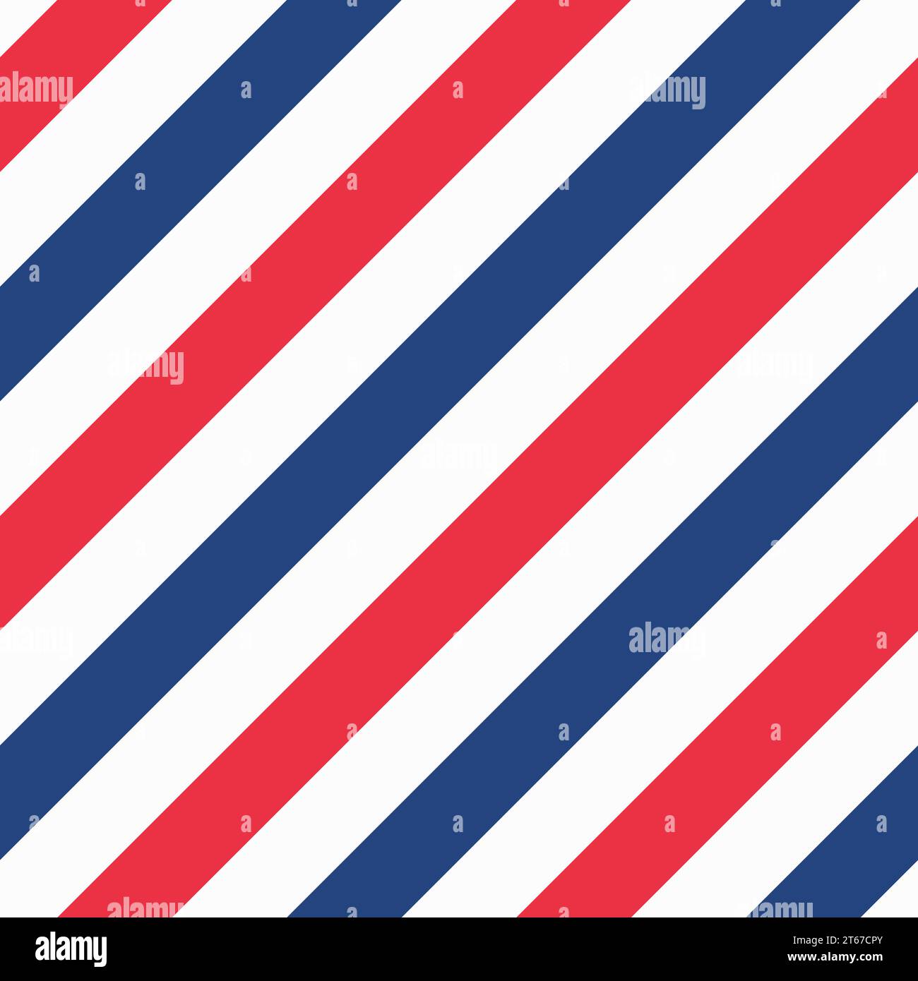 Barber shop concept pattern. Vector red, white and blue diagonal lines ...