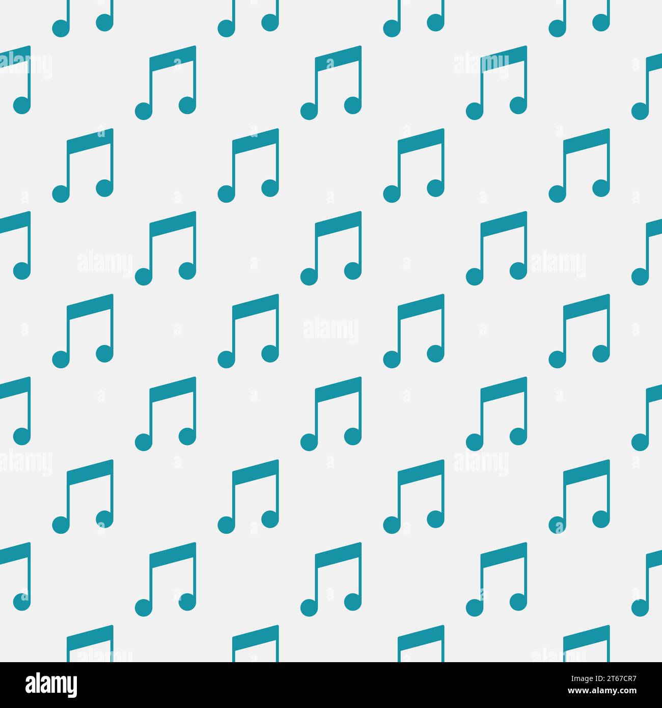Vector minimal seamless pattern with music notes. Melody concept ...