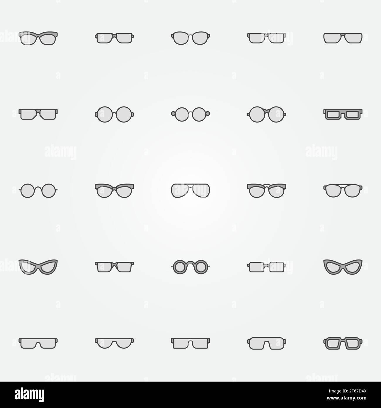 Wearing spectacle Stock Vector Images - Alamy