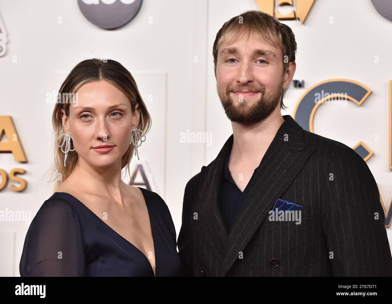 Nicki Fletcher and Mason Allen arriving to the 57th Annual Country ...