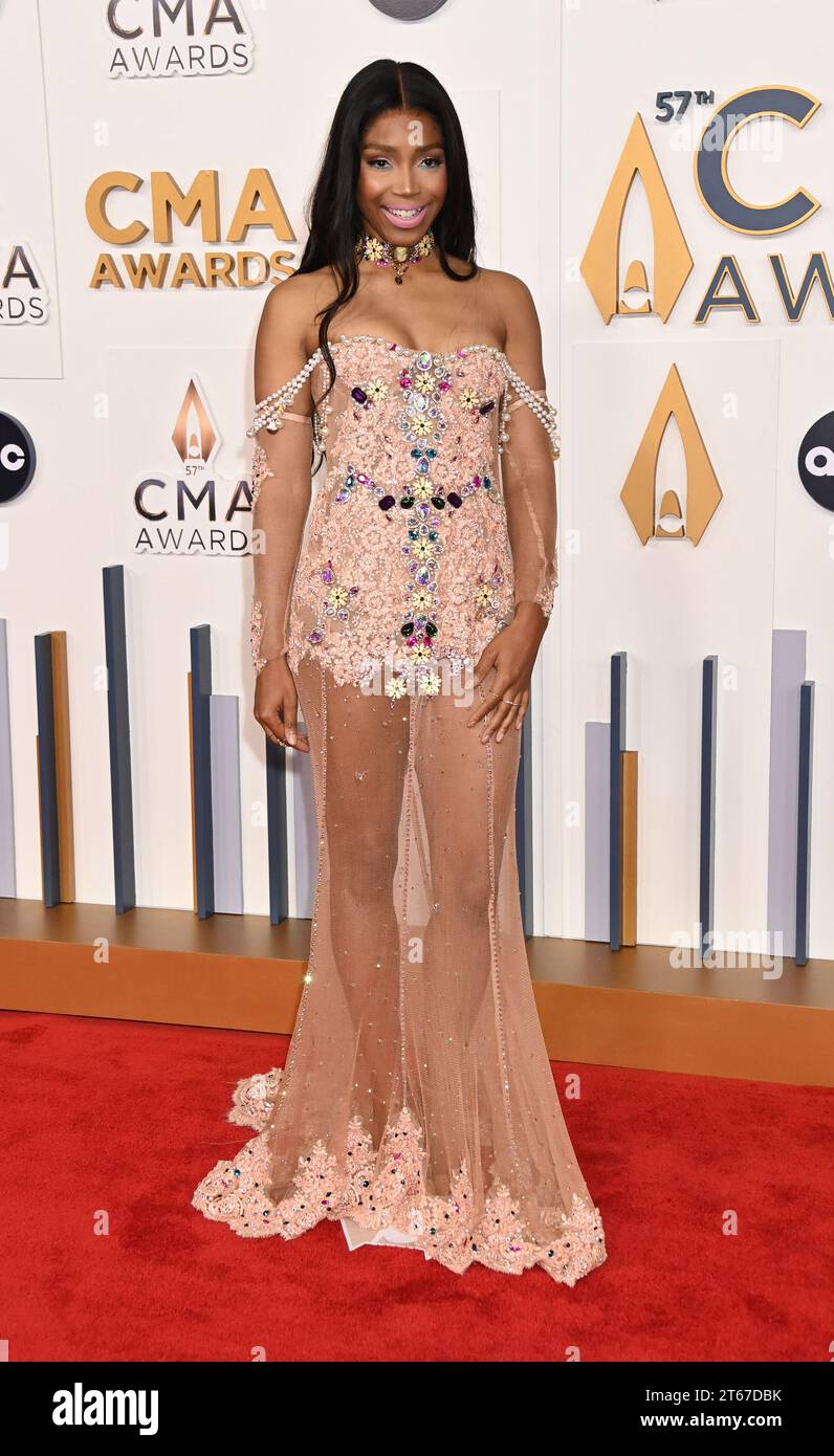 Sacha arriving to the 57th Annual Country Music Association Awards held ...