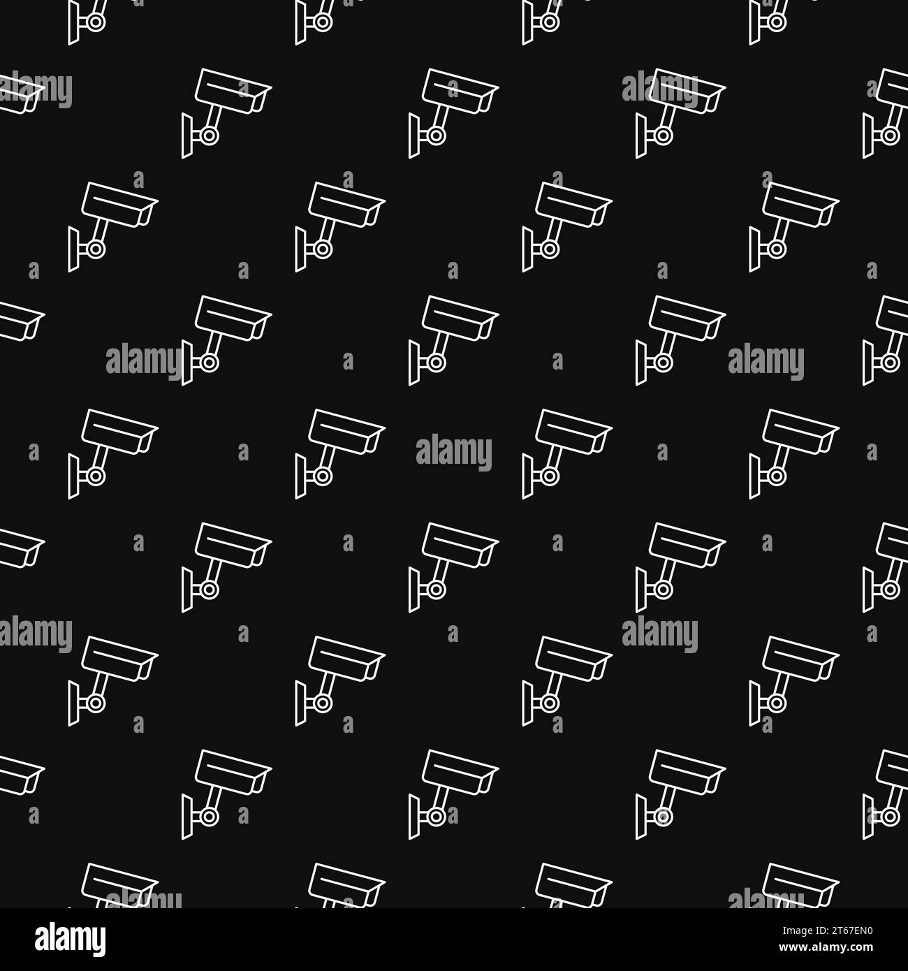CCTV and surveillance camera dark seamless pattern or background in ...