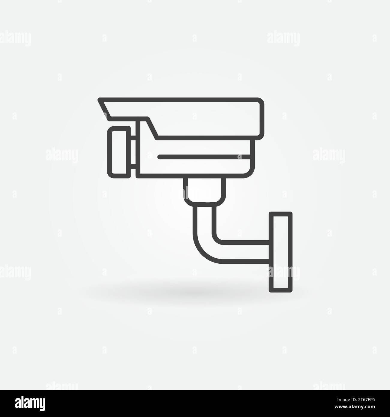 Video Surveillance line icon. Vector CCTV concept symbol or design ...