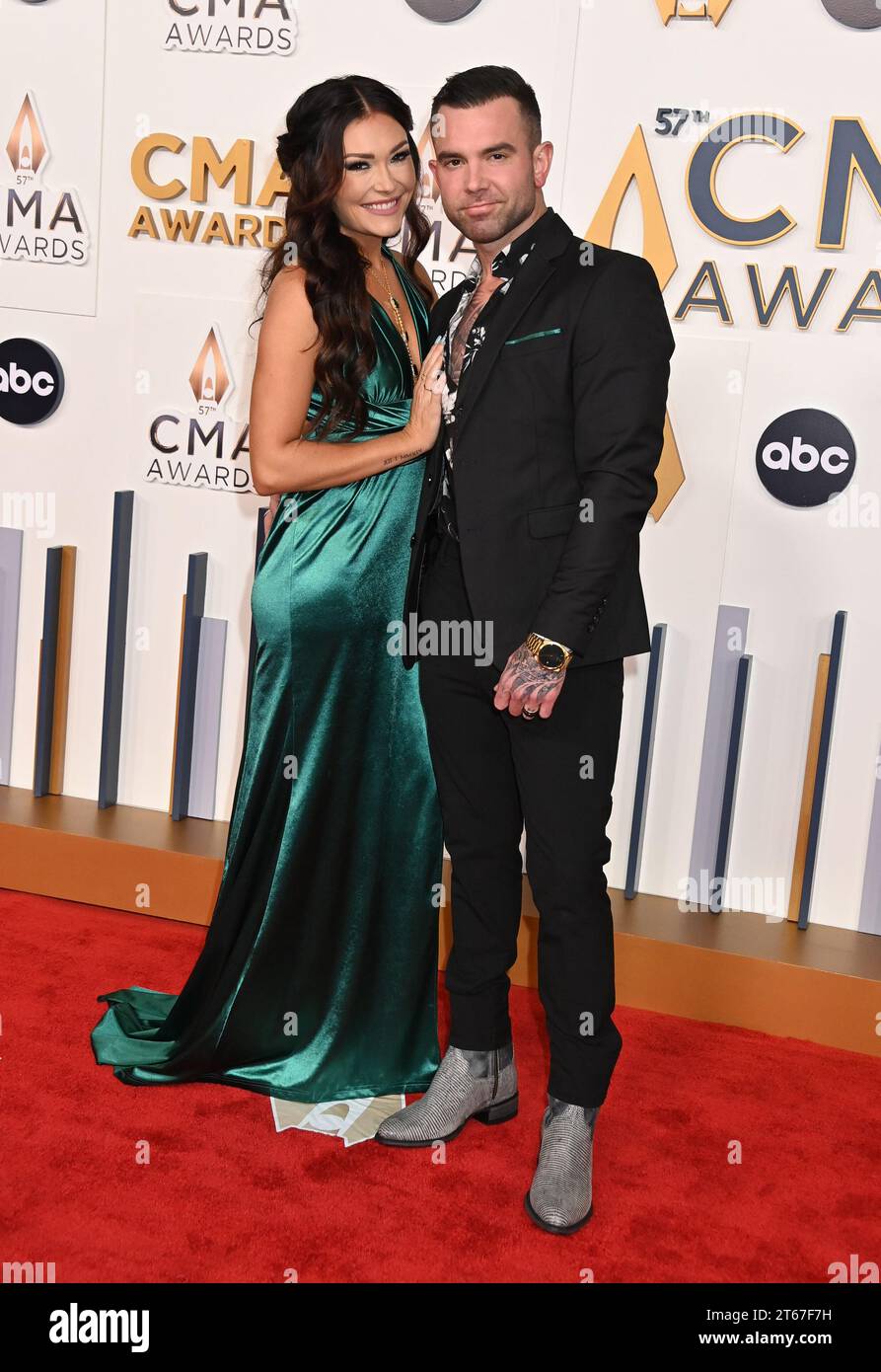 Kylie Morgan and Jay Allen arriving to the 57th Annual Country Music ...