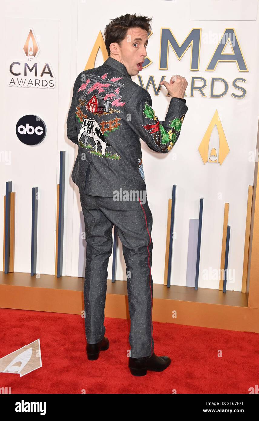 Kevin Cahoon arriving to the 57th Annual Country Music Association ...