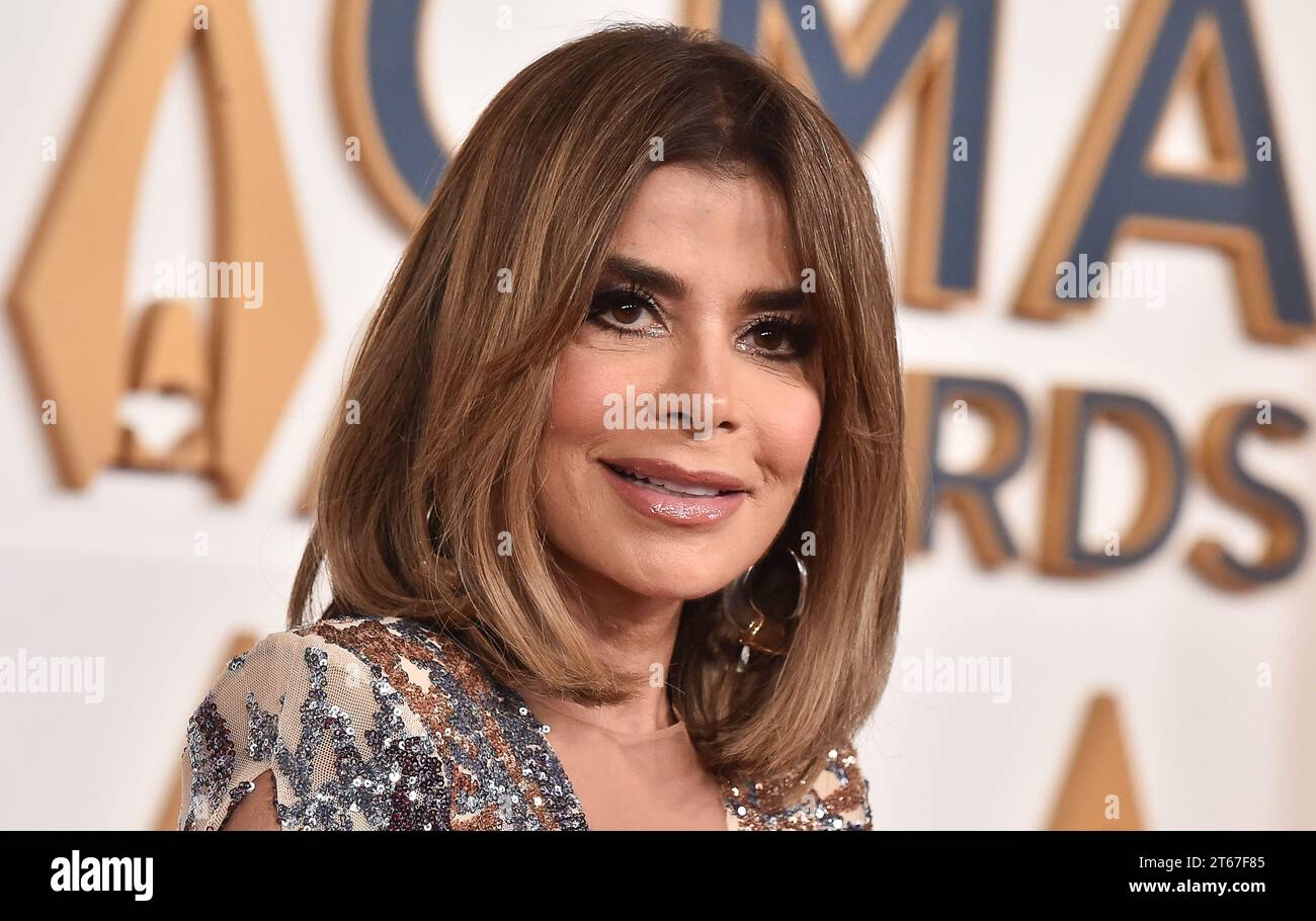 Paula Abdul arriving to the 57th Annual Country Music Association ...