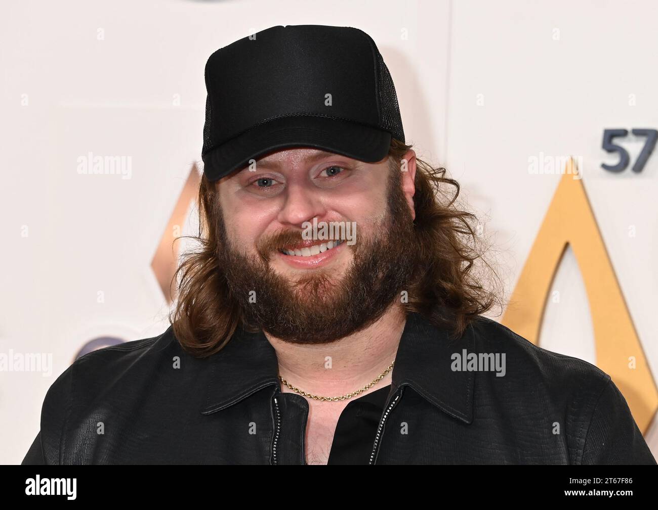 Nate Smith arriving to the 57th Annual Country Music Association Awards ...