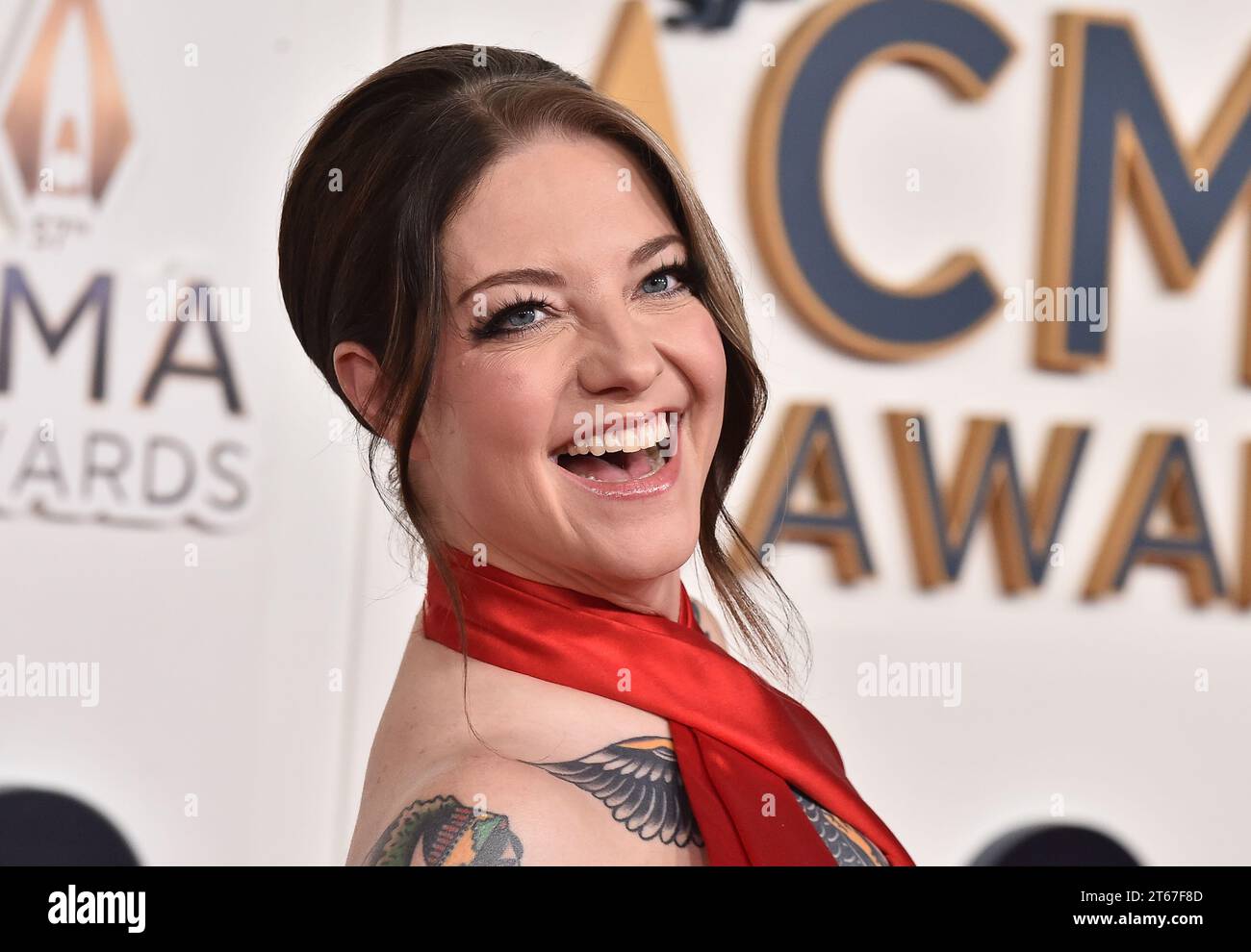 Ashley McBryde arriving to the 57th Annual Country Music Association ...