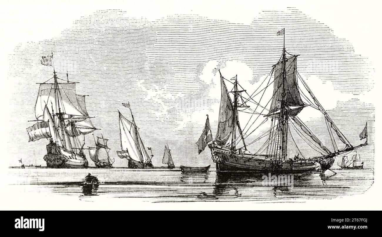 Old sail ship 17th century hi-res stock photography and images - Alamy