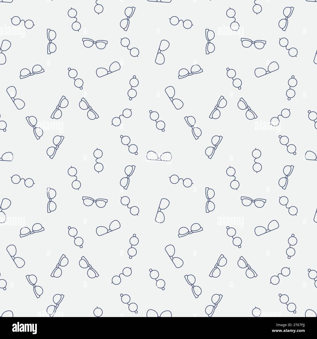 Seamless outline glasses minimal pattern or texture for your design ...