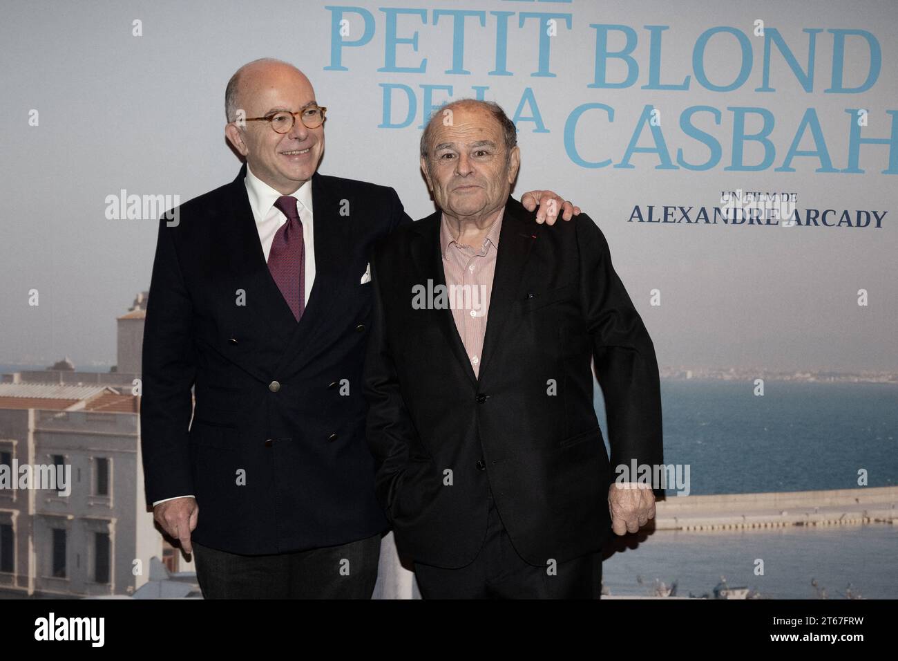 Paris, France. 09th Nov, 2023. Bernard Cazeneuve and Jean Benguigui ...
