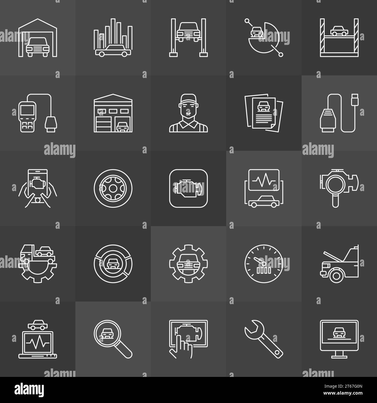 Check Engine Light Vector