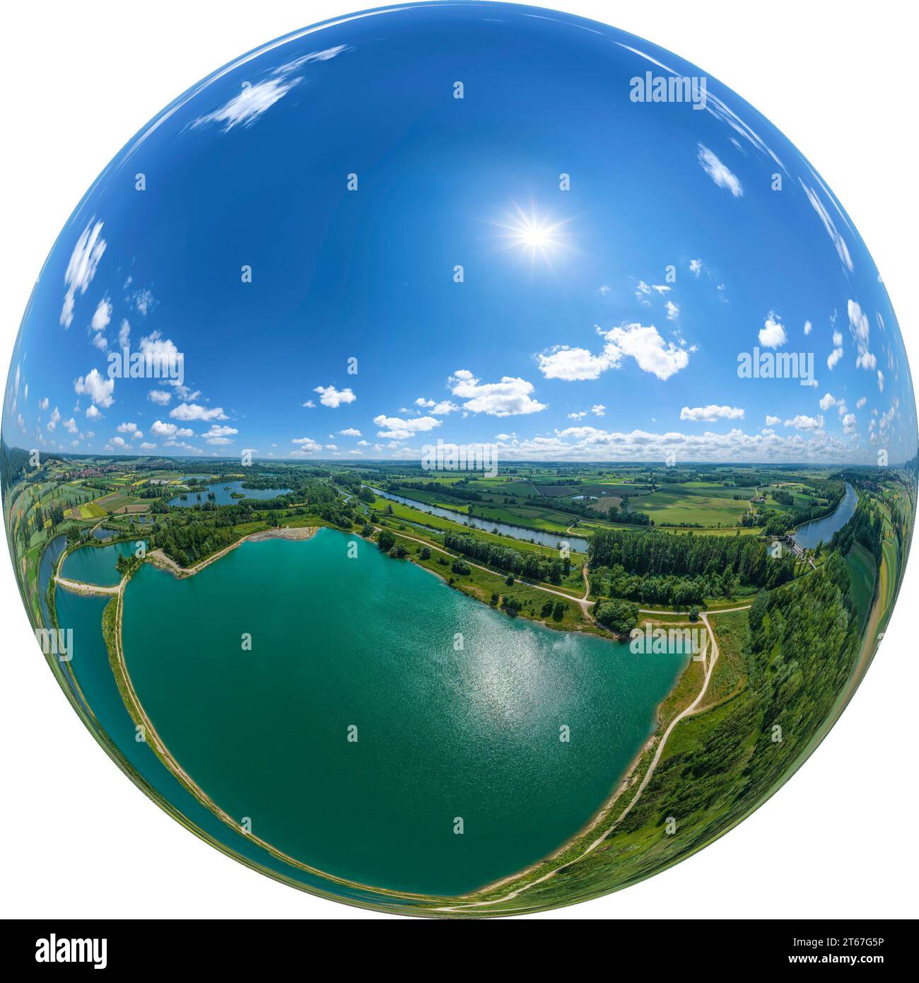 Danube cacle track hi-res stock photography and images - Alamy