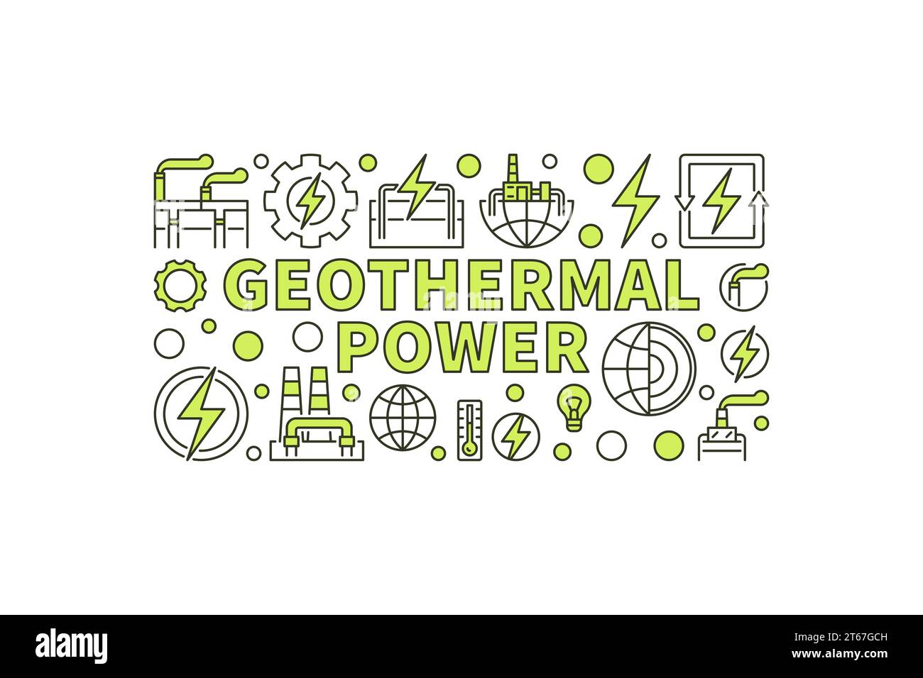 Geothermic Stock Vector Images - Alamy