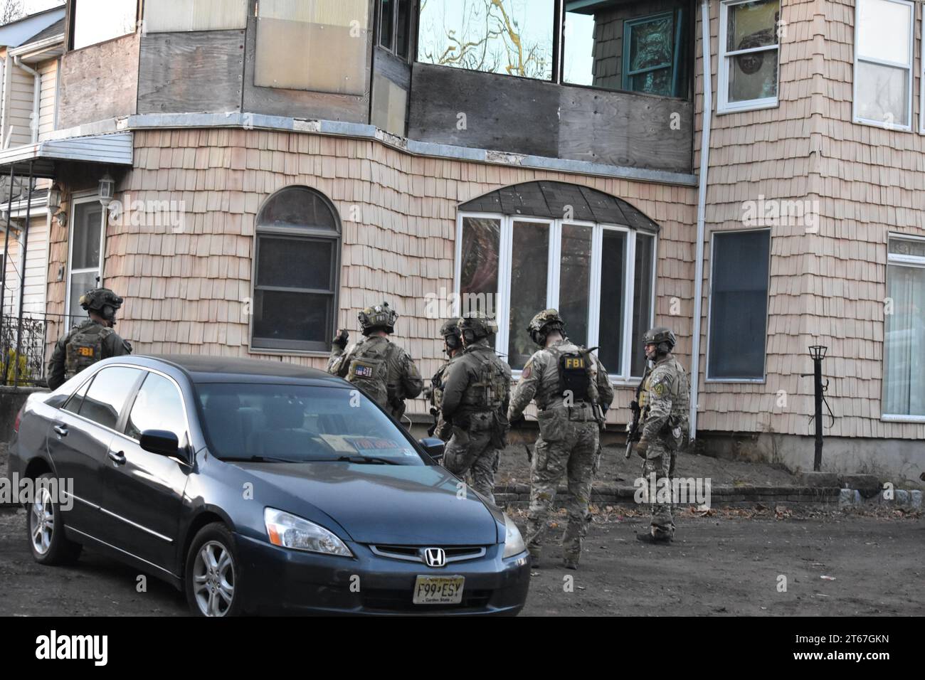 Helmetta, United States. 08th Nov, 2023. FBI searches a nearby ...