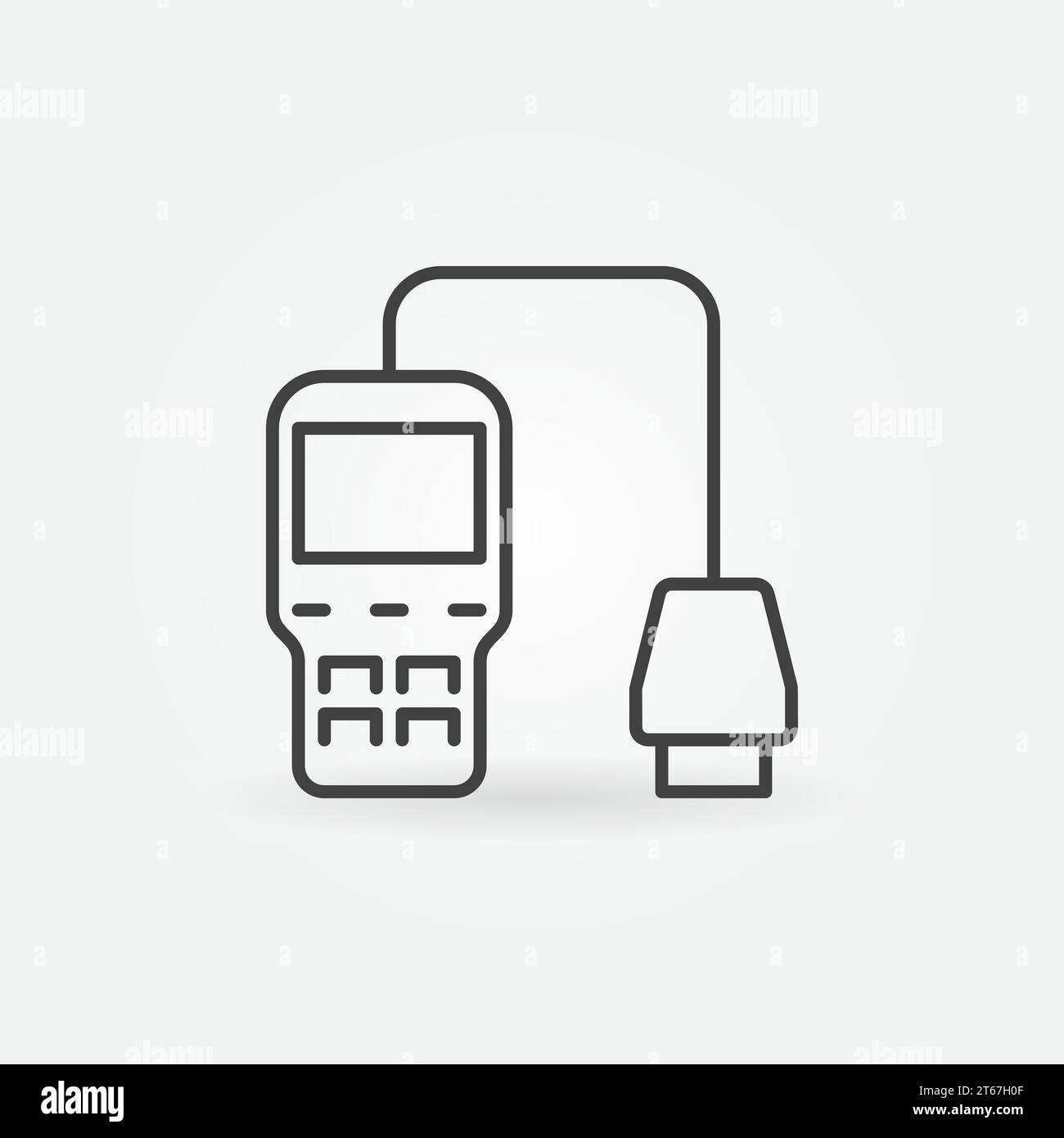 Car diagnostics scanner Stock Vector Images - Alamy