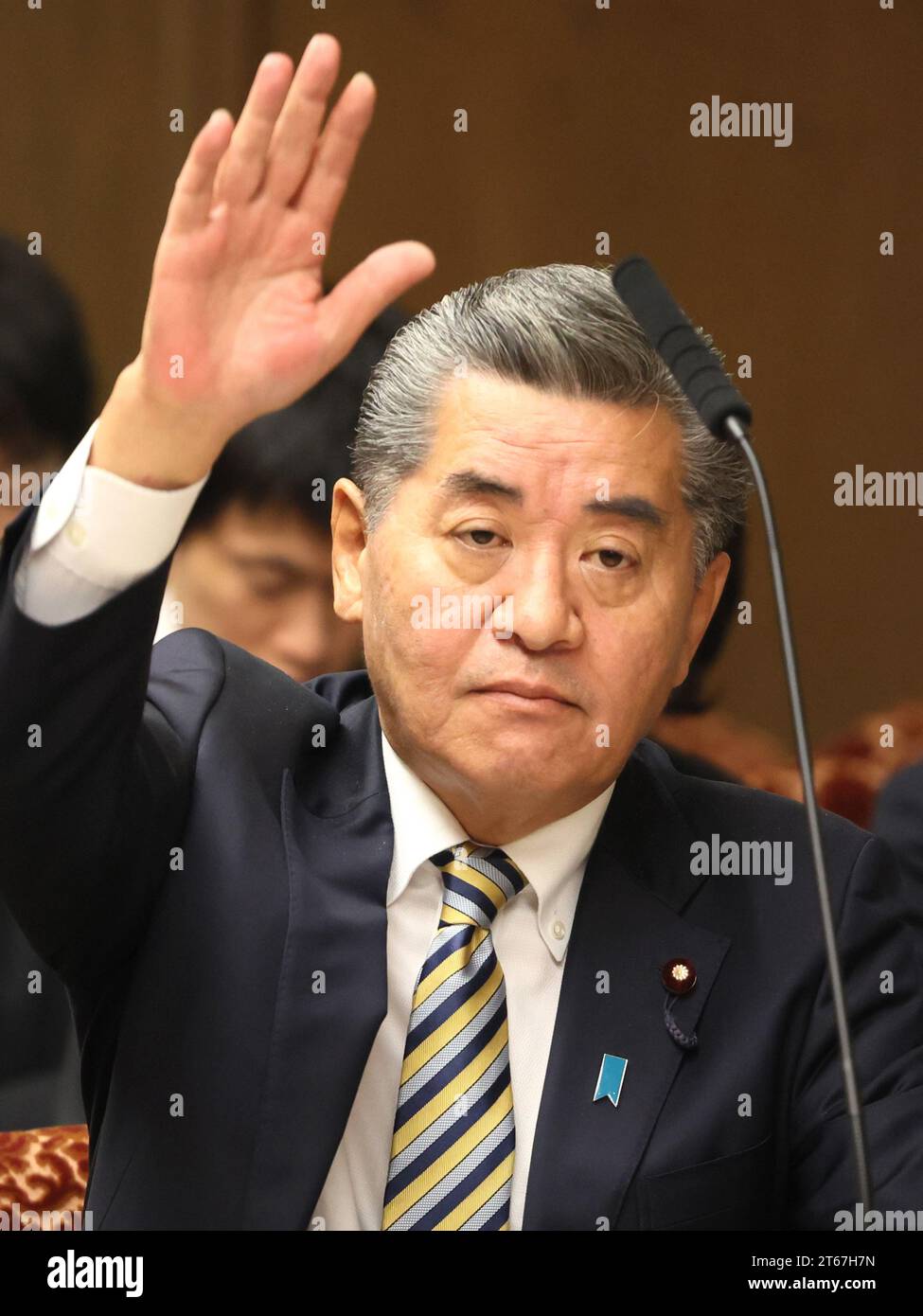 Tokyo, Japan. 9th Nov, 2023. Japanese State Minister of Finance Kenji ...