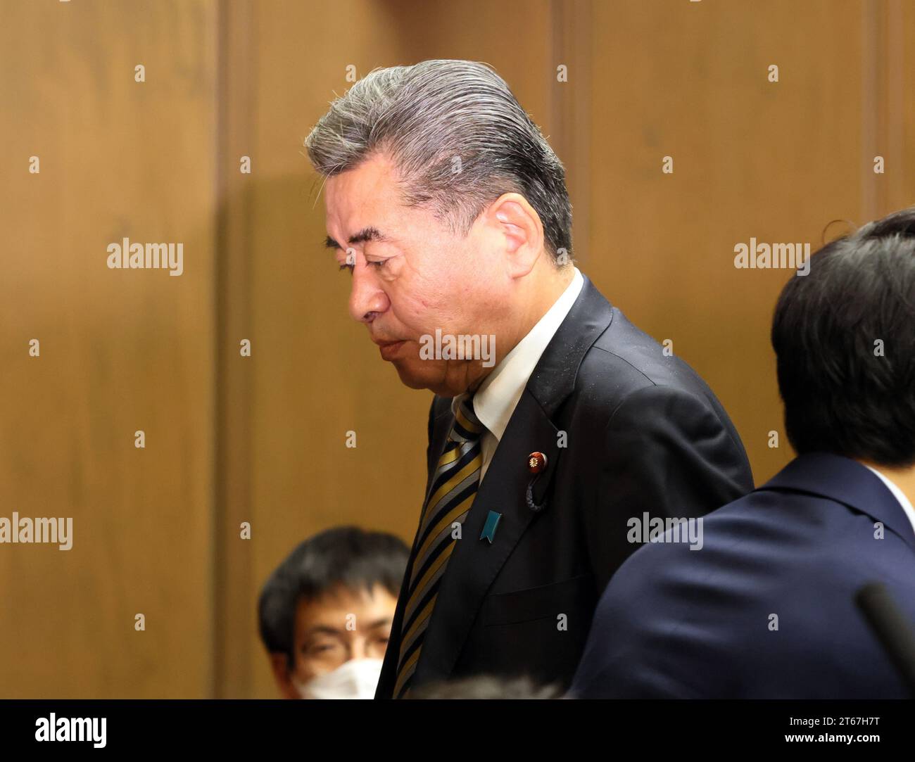 Tokyo, Japan. 9th Nov, 2023. Japanese State Minister of Finance Kenji ...