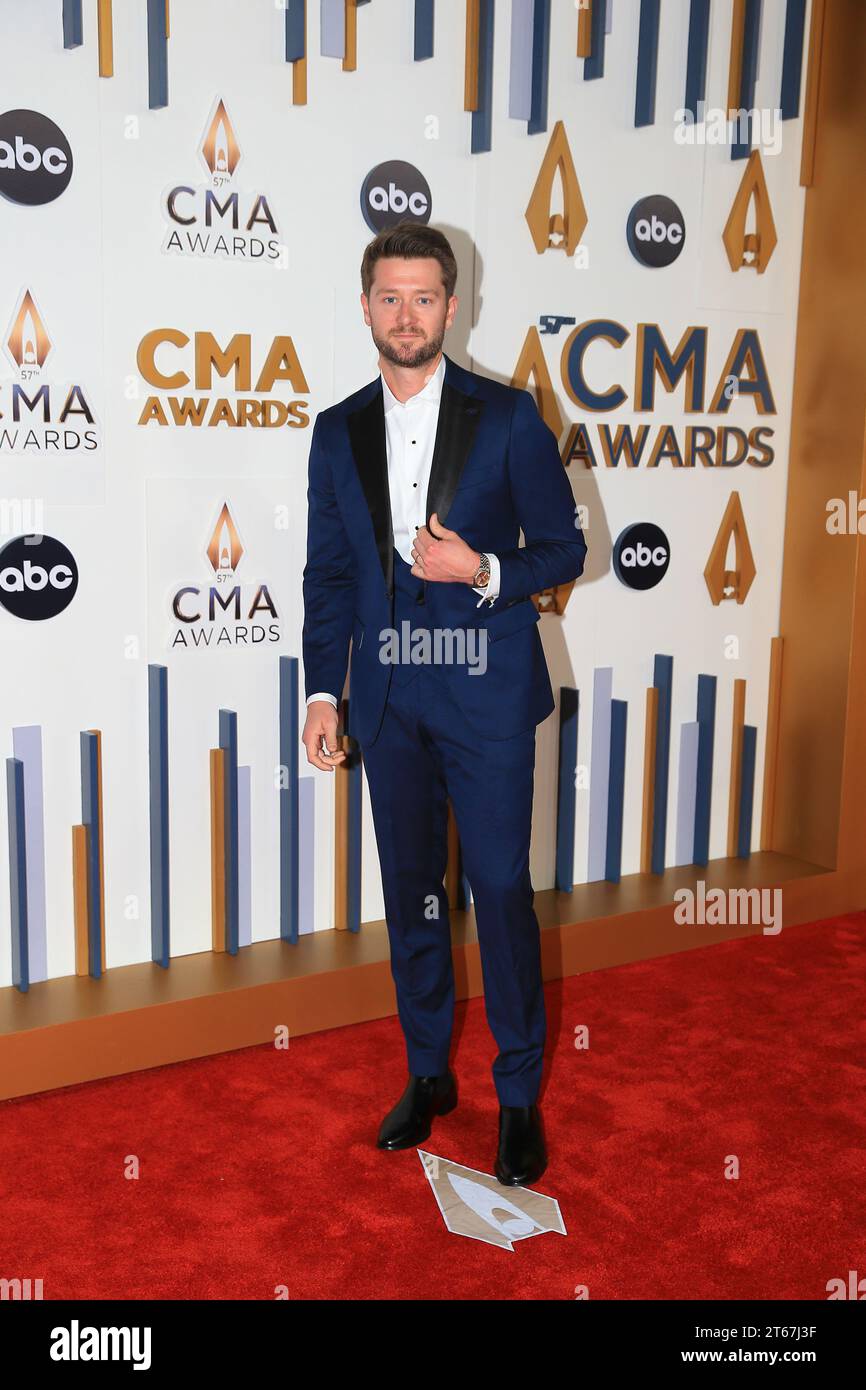 Nashville, United States. 08th Nov, 2023. Adam Doleac arrives at the ...