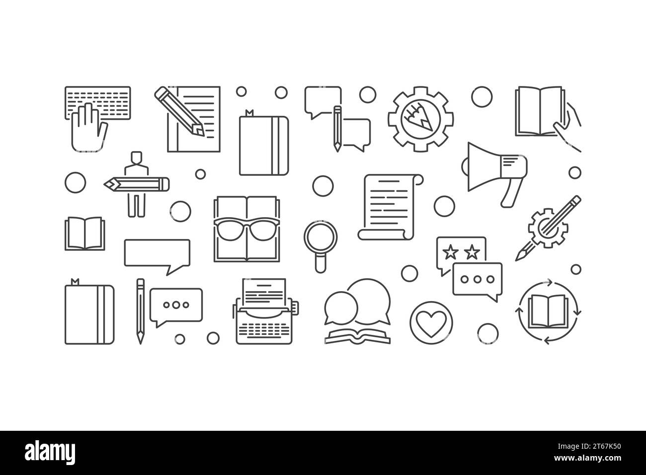 Content Strategy vector concept horizontal illustration made with ...