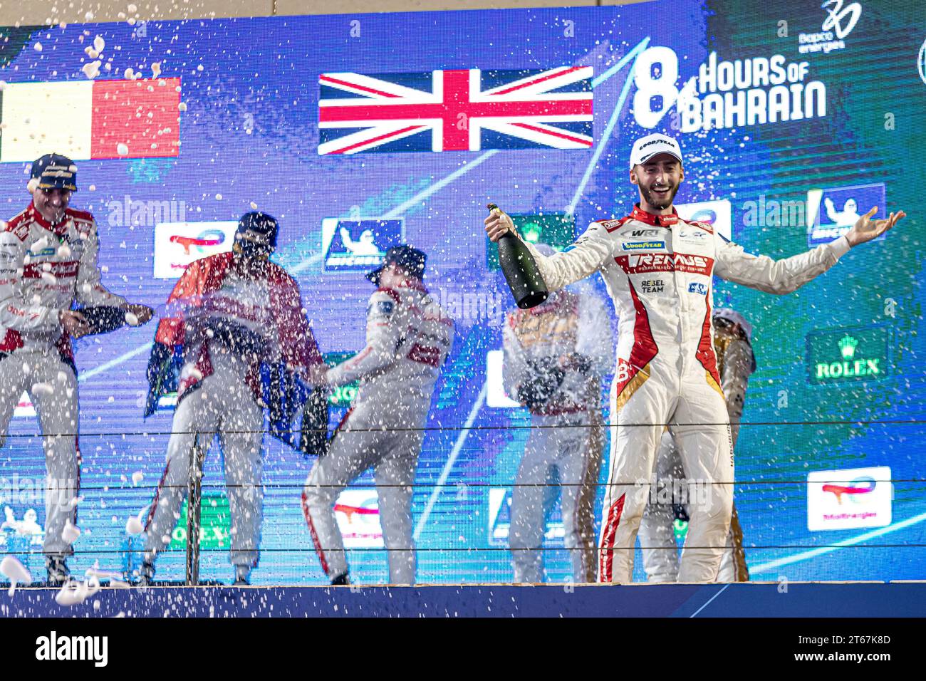 FIA WEC 2023 - BAPCO ENERGIES 8 HOURS OF BAHRAIN, PODIUM Stock Photo ...