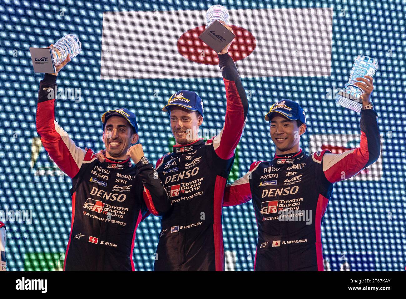 FIA WEC 2023 - BAPCO ENERGIES 8 HOURS OF BAHRAIN, PODIUM Stock Photo ...
