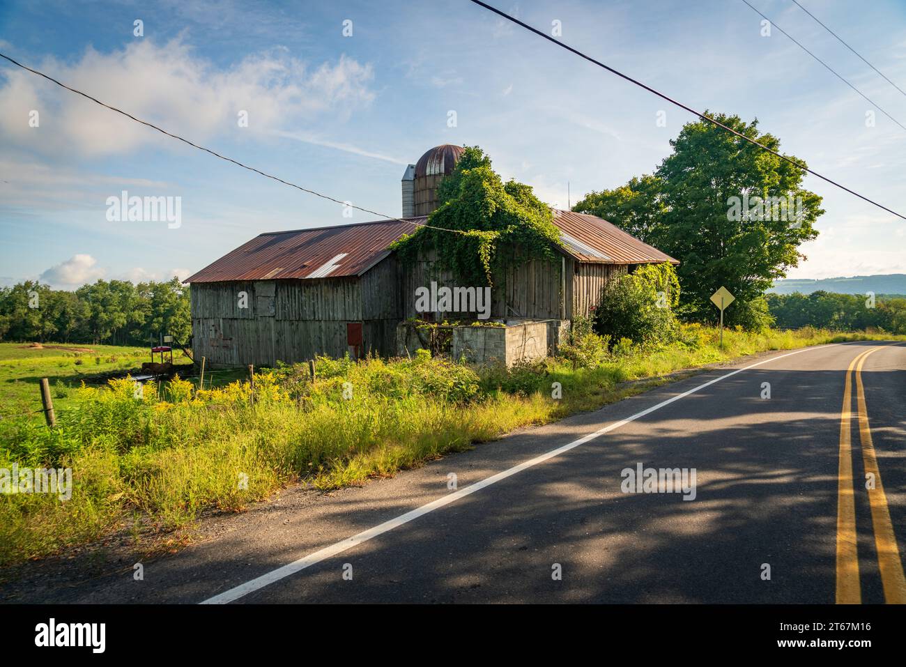 Rural Farm in The Finger Lakes region of central NY Stock Photo - Alamy