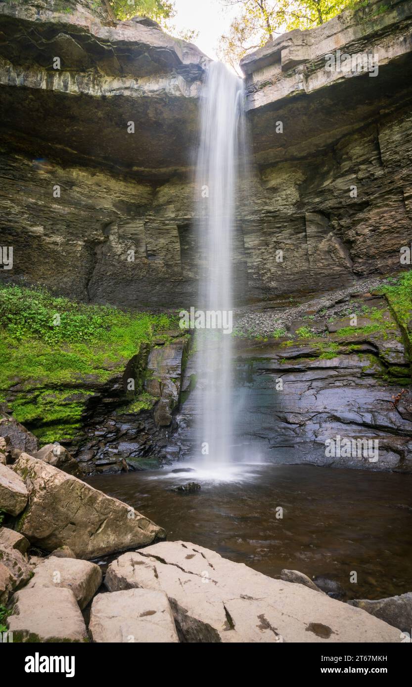 Carpenter Falls in the Finger Lakes, Niles New York Stock Photo - Alamy