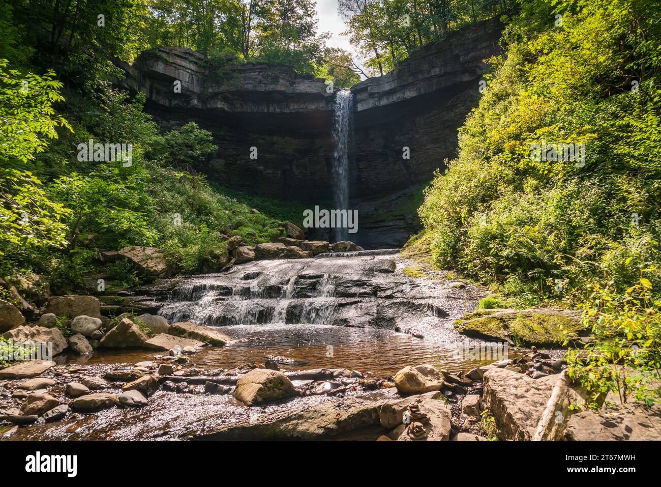 Carpenter Falls in the Finger Lakes, Niles New York Stock Photo - Alamy