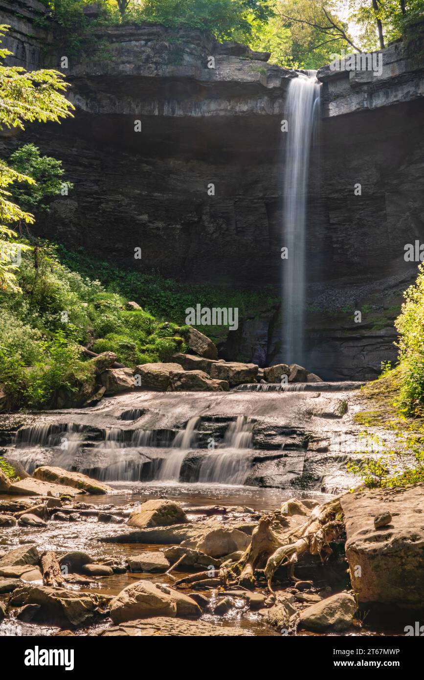 Carpenter Falls in the Finger Lakes, Niles New York Stock Photo - Alamy