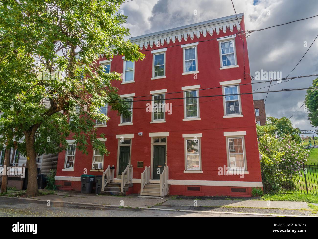 Kate Mullany House Historical Landmark in Upstate New York Stock Photo ...