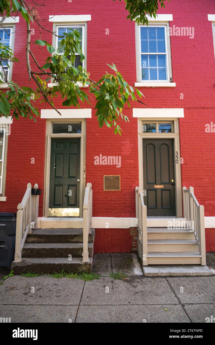 Kate Mullany House Historical Landmark in Upstate New York Stock Photo ...