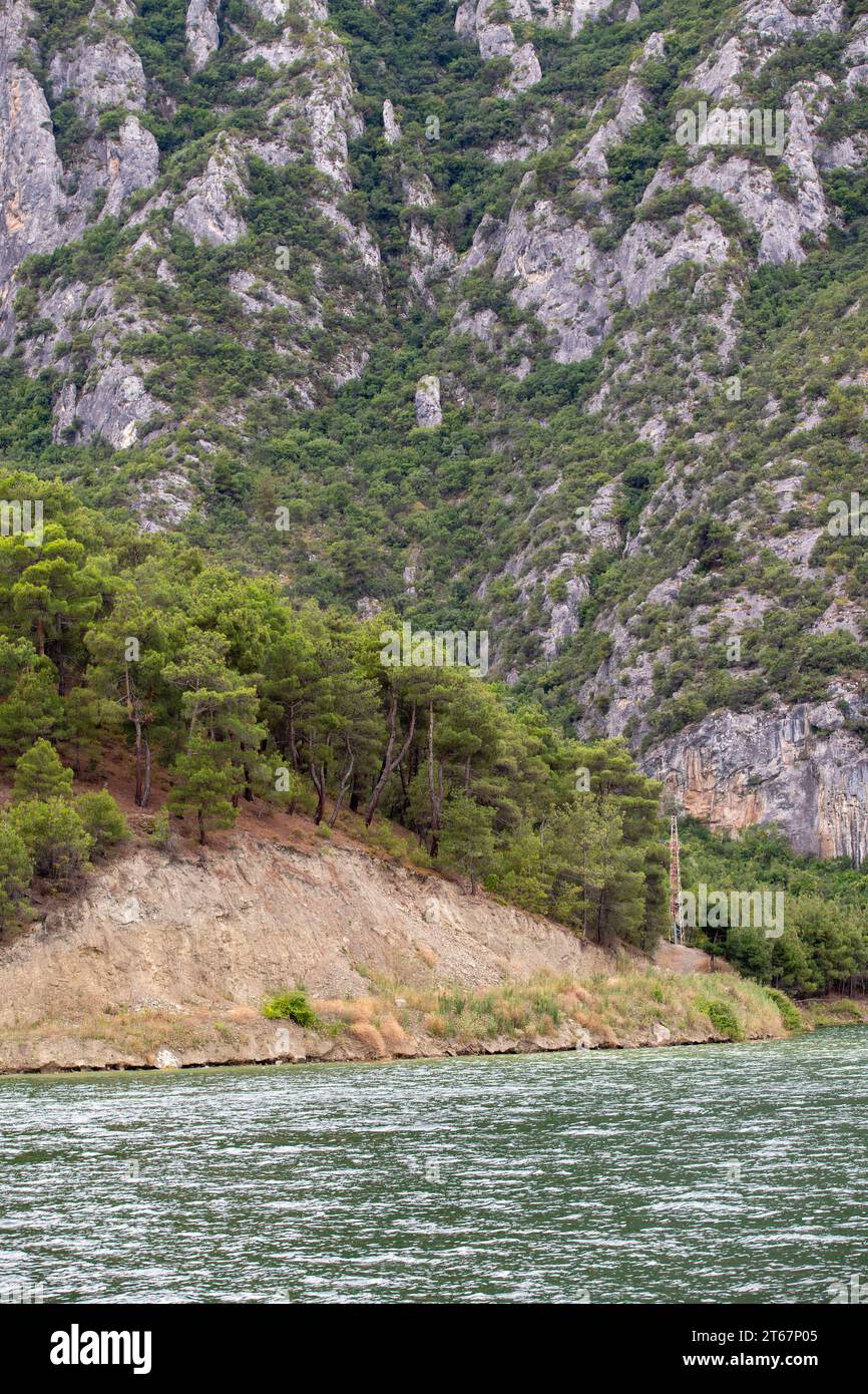 Vezirkopru canyon. Touristic canyon located on the Kızılırmak river ...