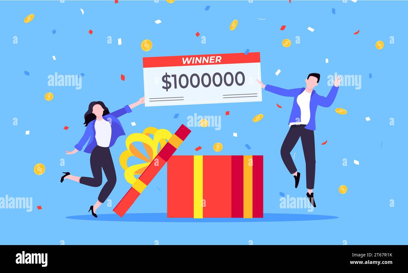 Man with big cheque hi-res stock photography and images - Alamy