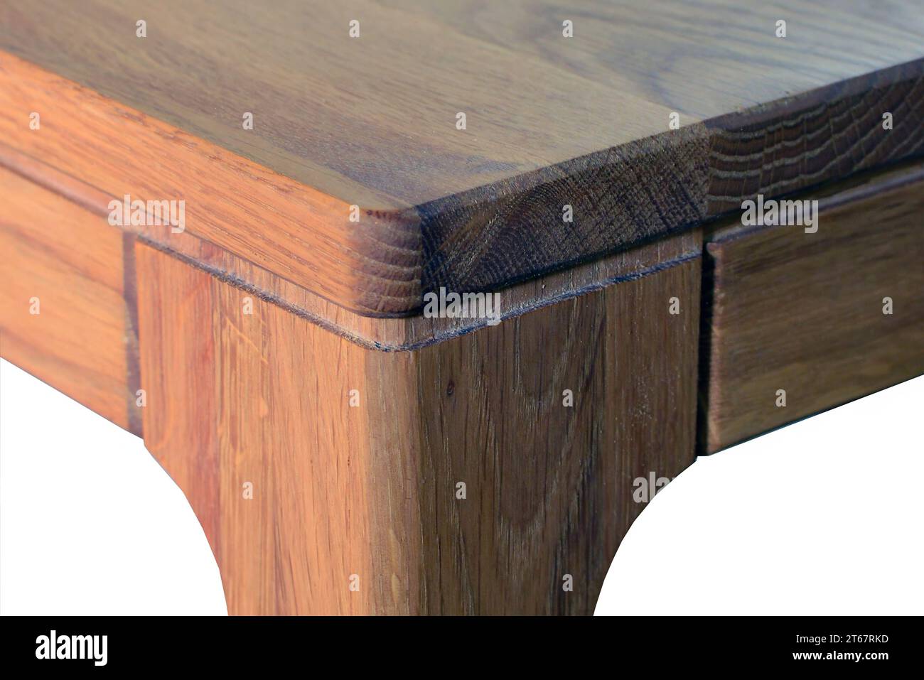Wooden table surface. Natural wood eco furniture close view. Solid wood ...