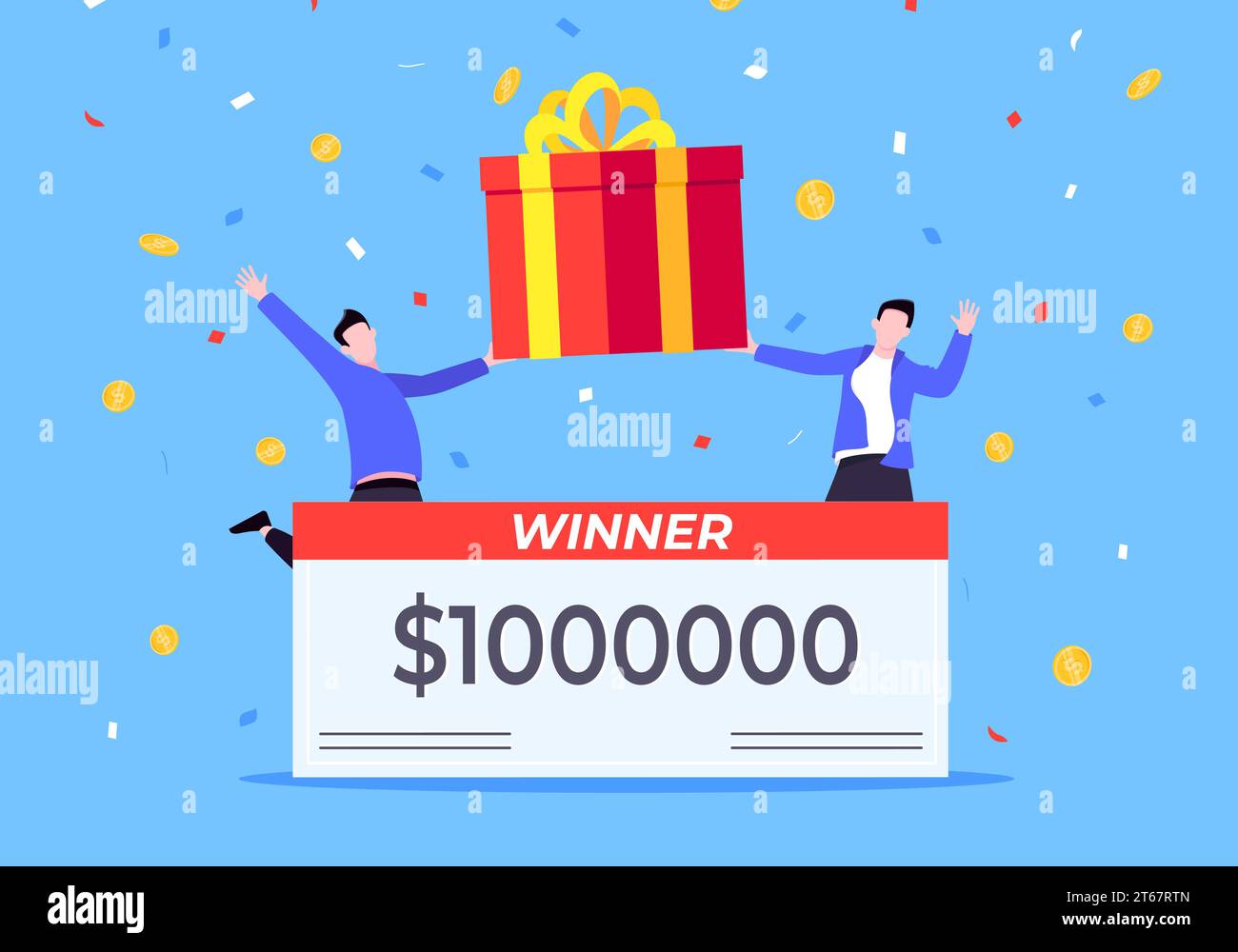 Man with big cheque hi-res stock photography and images - Alamy