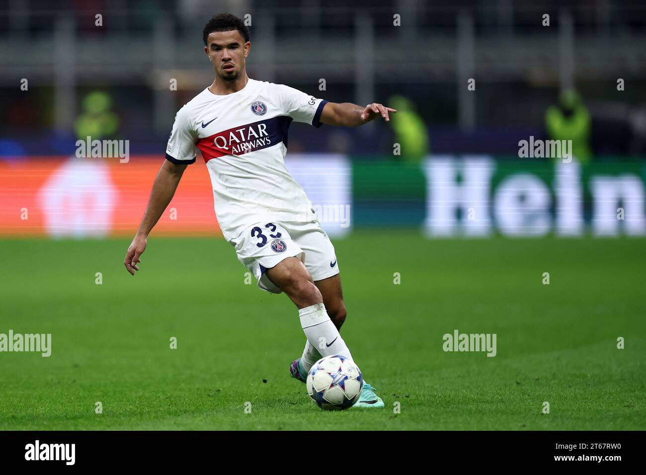 Warren Zaire-Emery of Paris Saint-Germain Fc in action during the Uefa ...