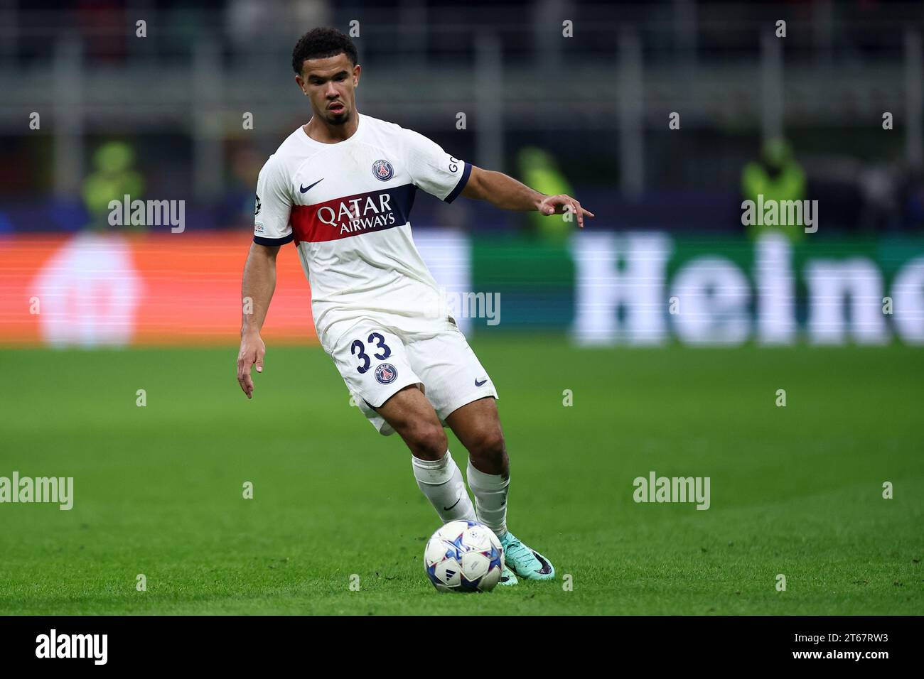 Warren Zaire-Emery of Paris Saint-Germain Fc in action during the Uefa ...