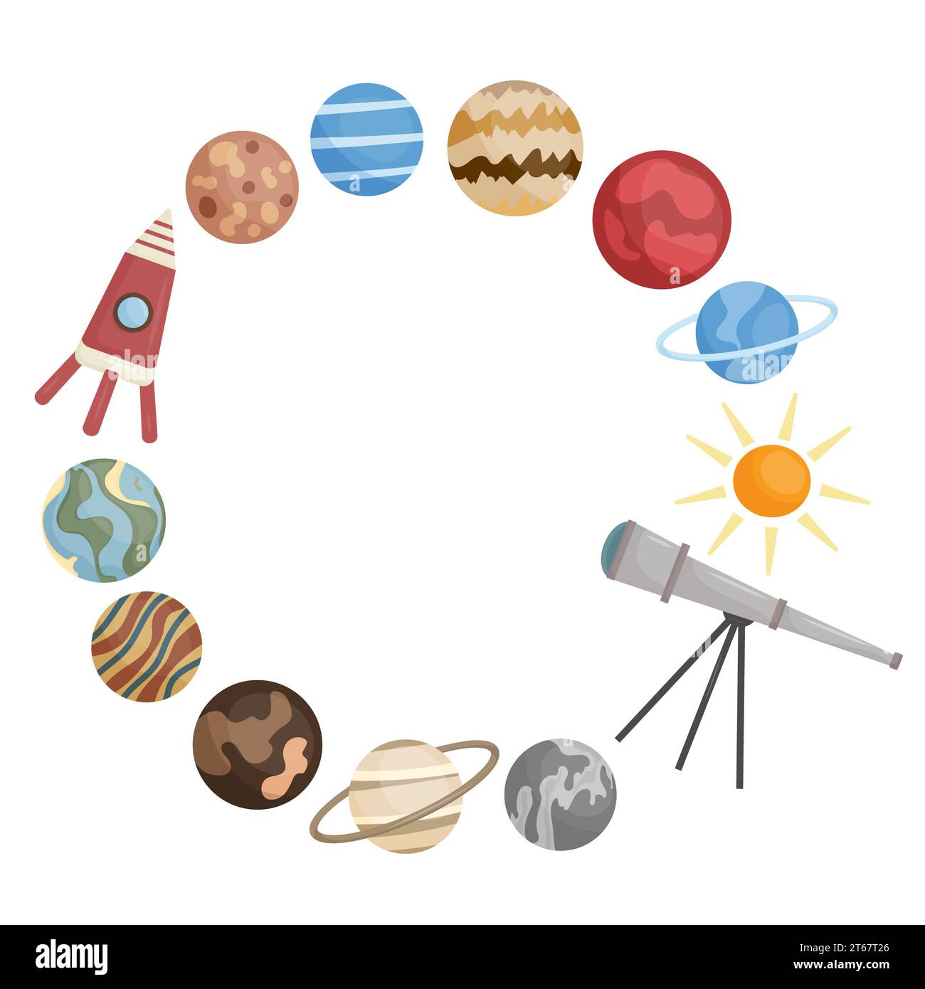 Solar system clipart hi-res stock photography and images - Alamy