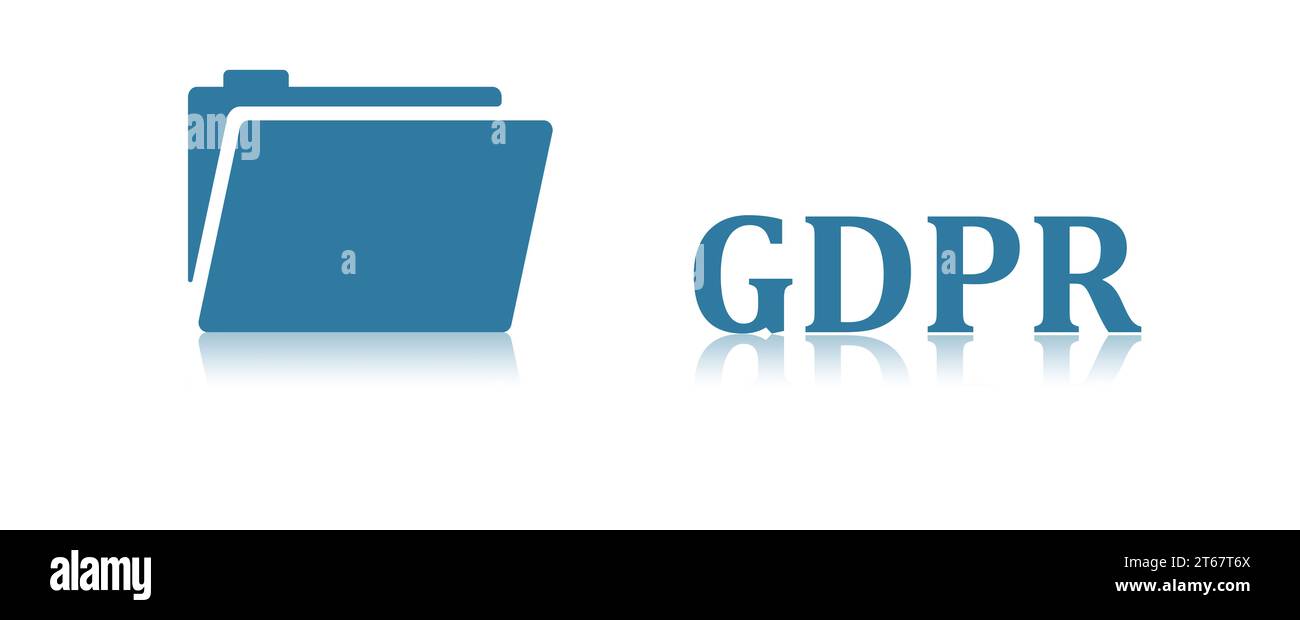 Illustration of a gdpr concept Stock Photo - Alamy