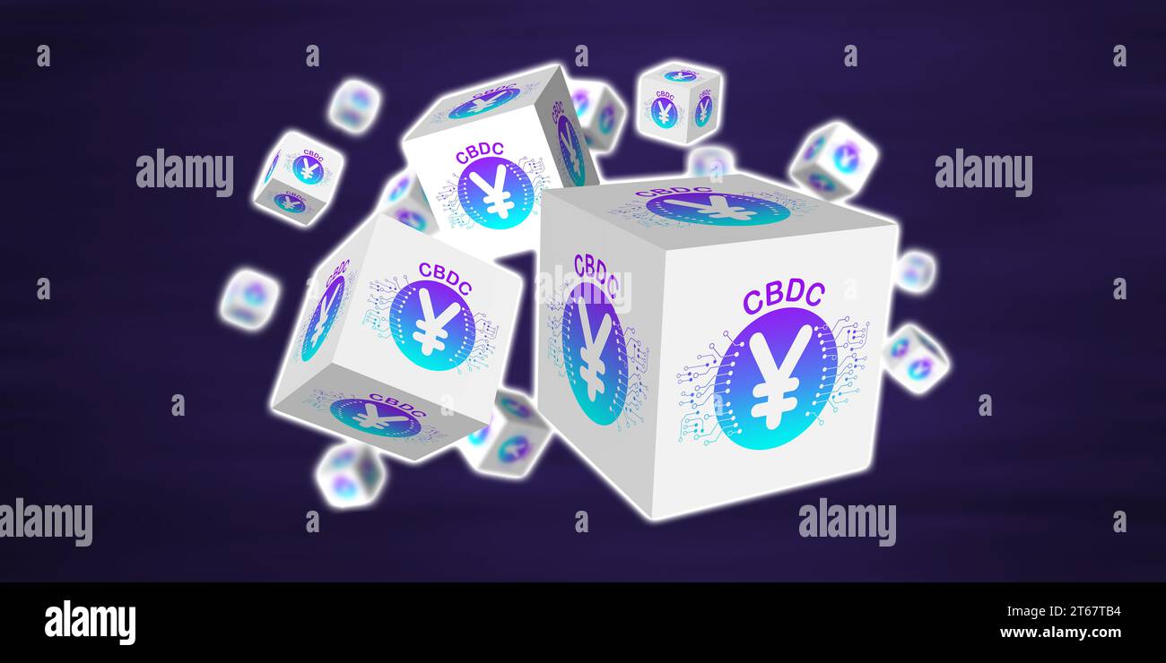 Illustration of a cbdc concept Stock Photo - Alamy