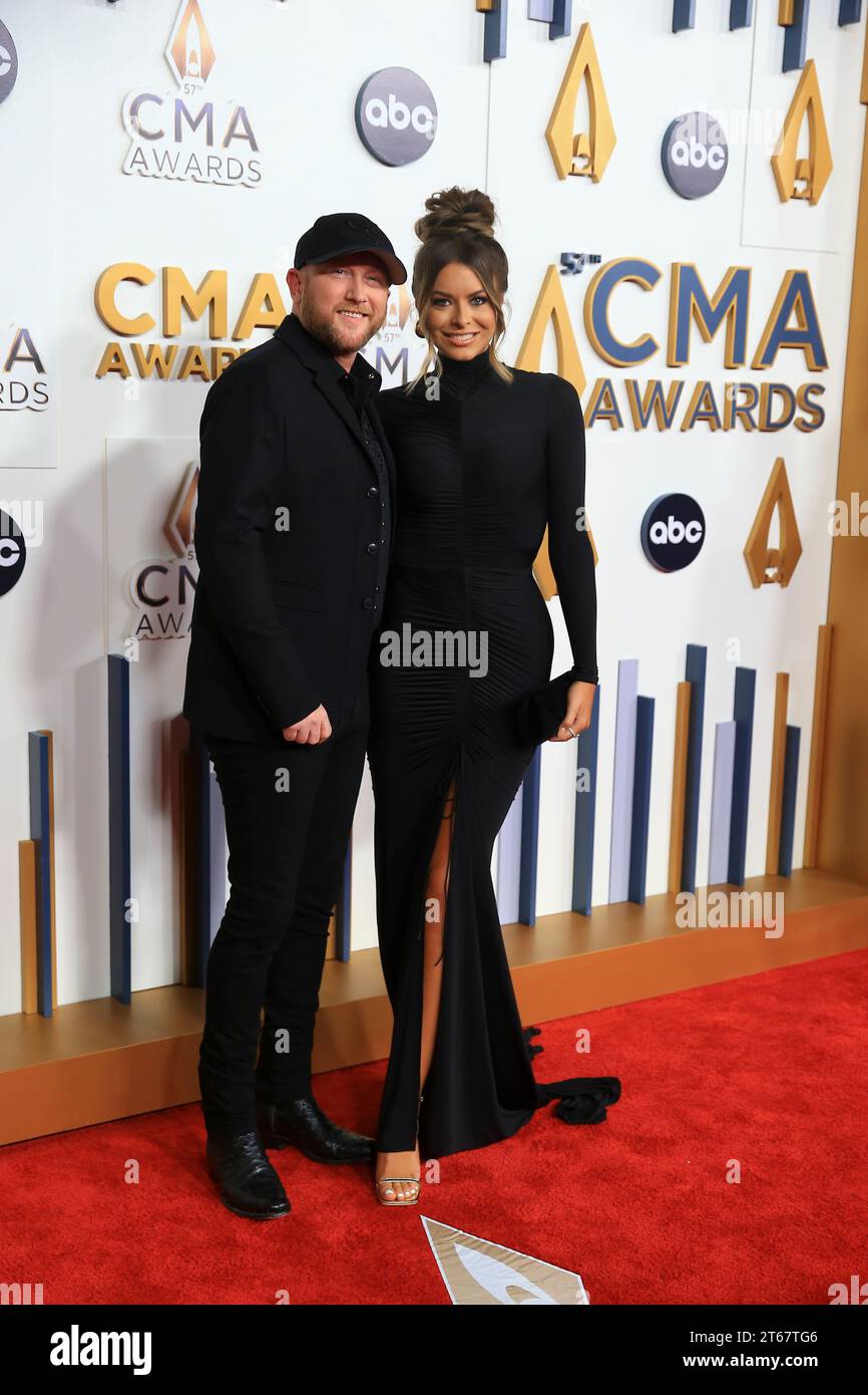 Nashville, United States. 08th Nov, 2023. Cole Swindell and Courtney ...