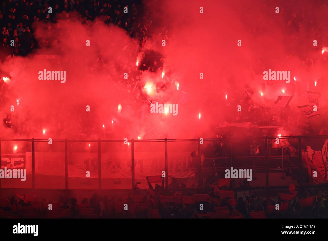 November 7 2023 Milan - Italy - sport, soccer - Milan vs Paris Saint ...