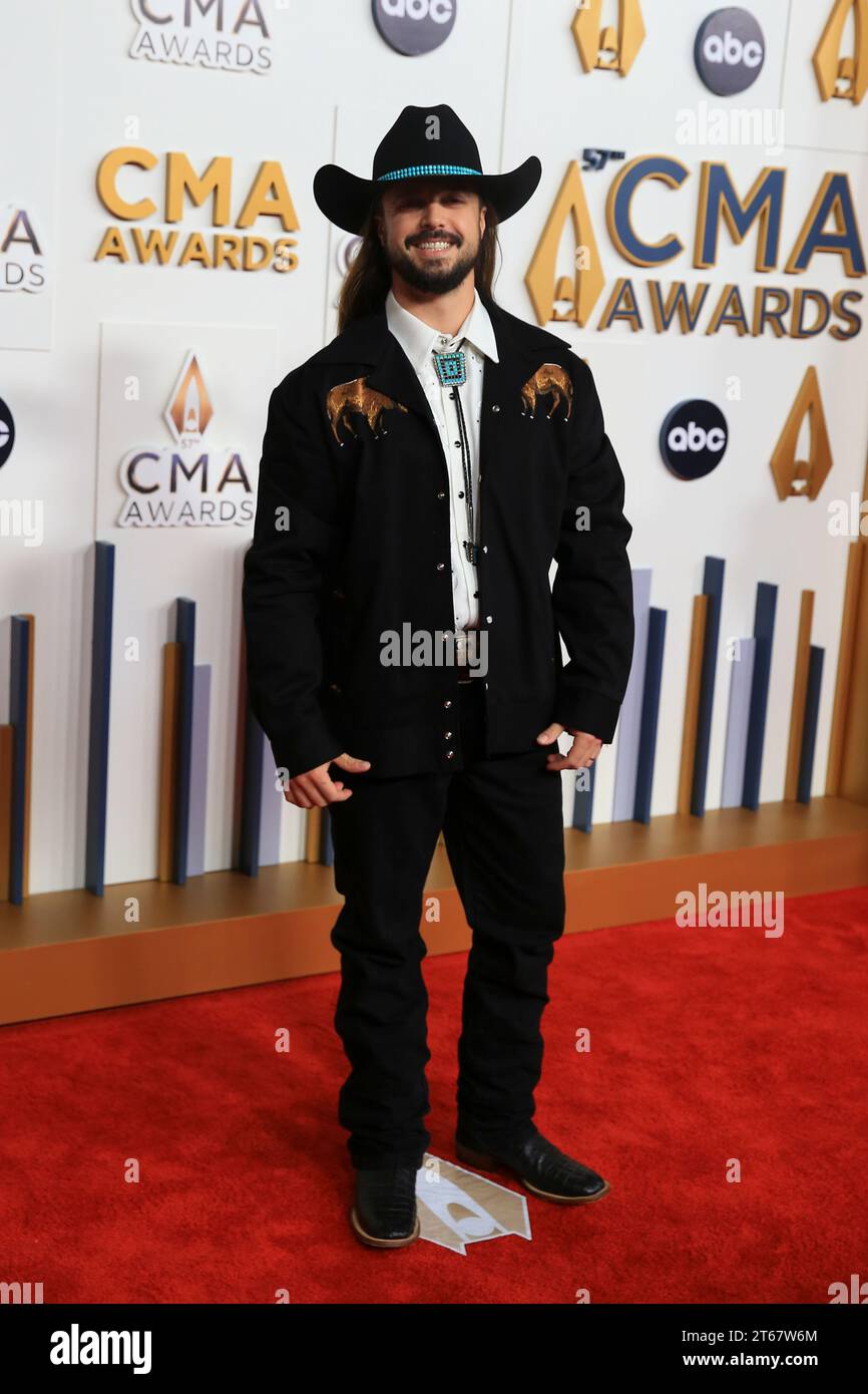 Nashville, United States. 08th Nov, 2023. Ian Munsick arrives at the ...