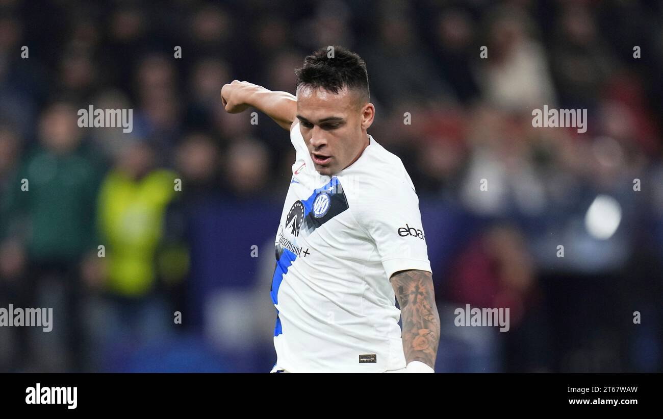 Inter Milan's Lautaro Martinez is in action during the group D ...
