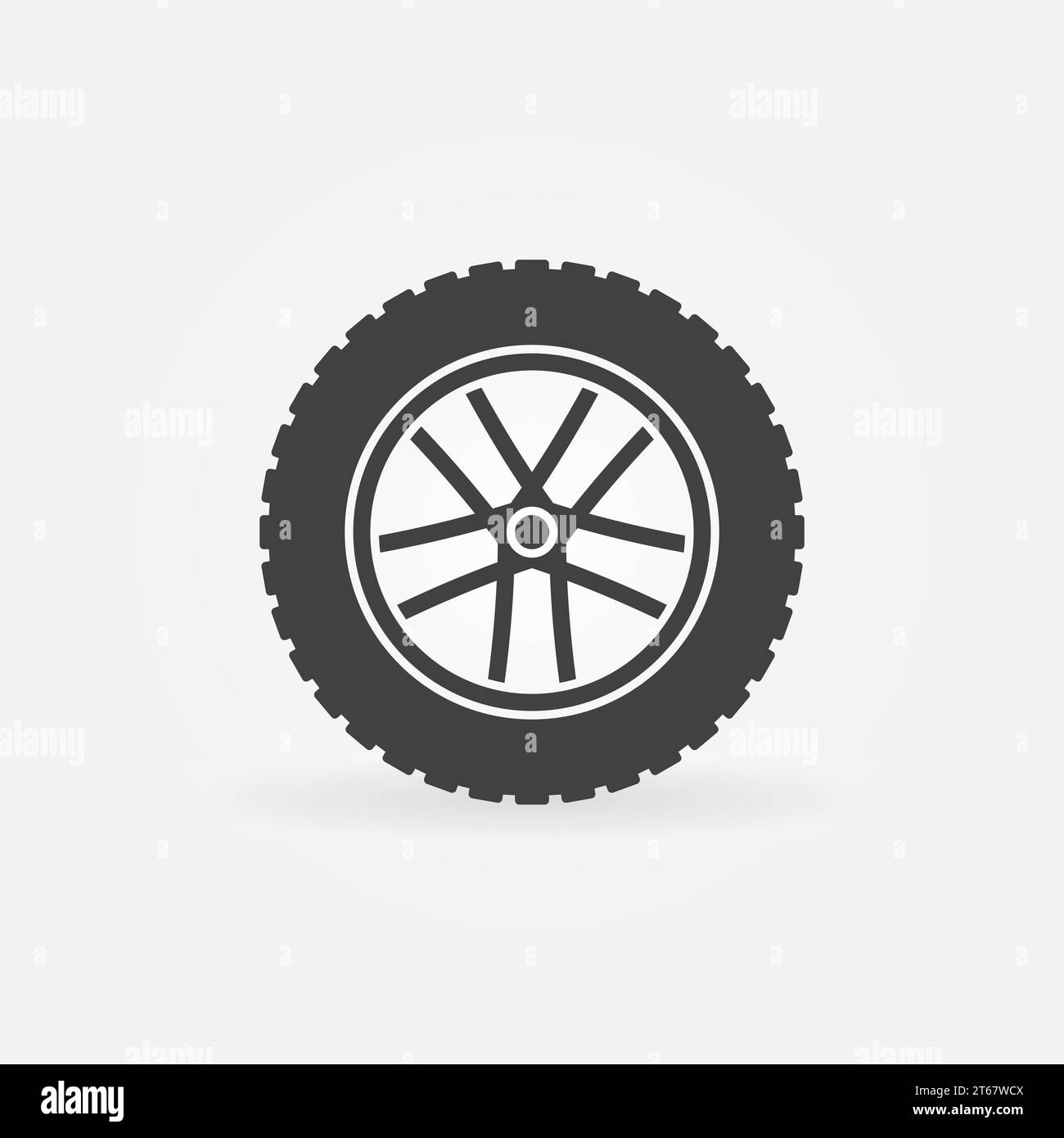 Wheel symbol or icon. Vector rim symbol or logo element Stock Vector ...