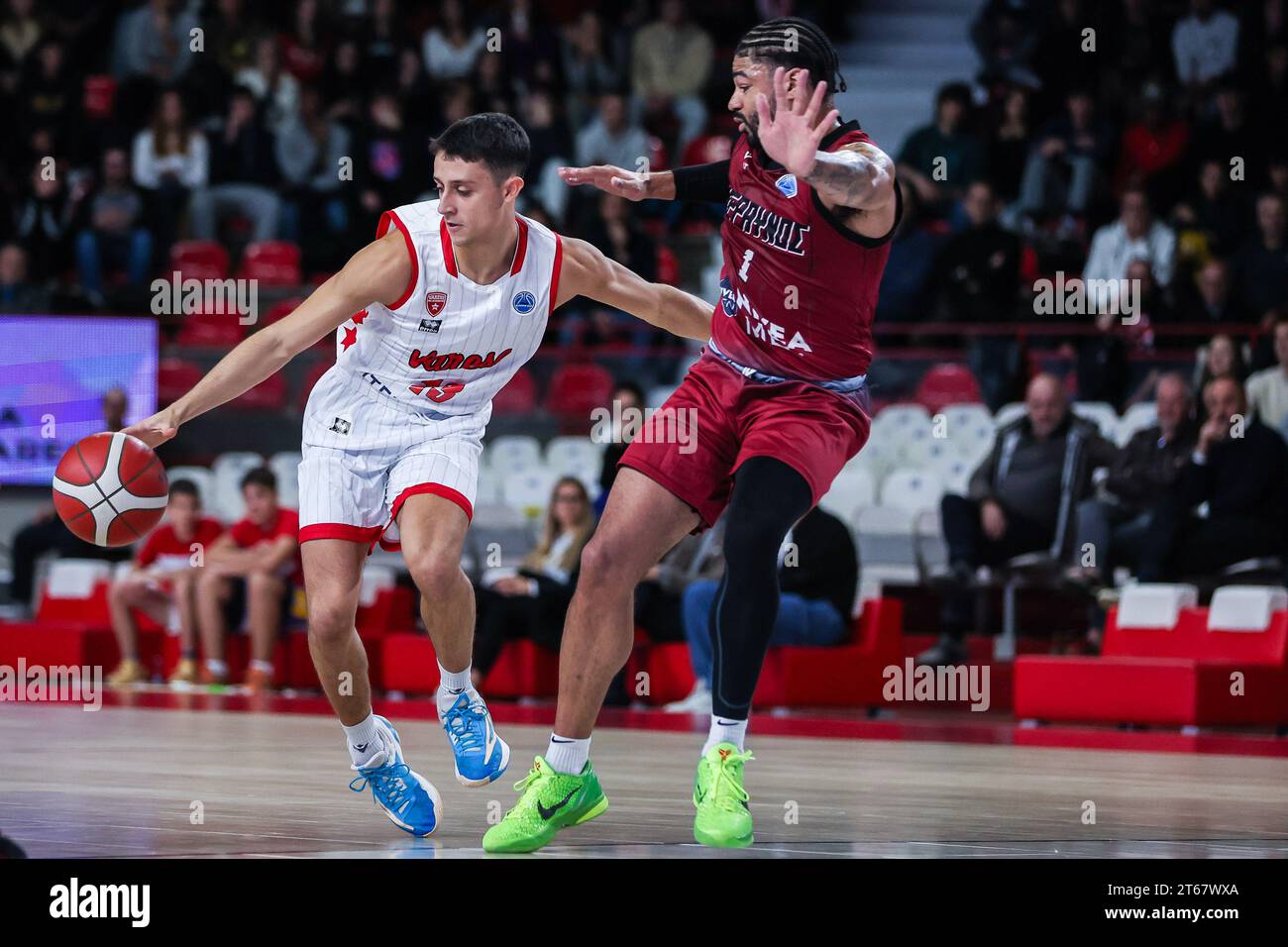 Varese, Italy. 08th Nov, 2023. Matteo Librizzi #13 of Itelyum Varese ...